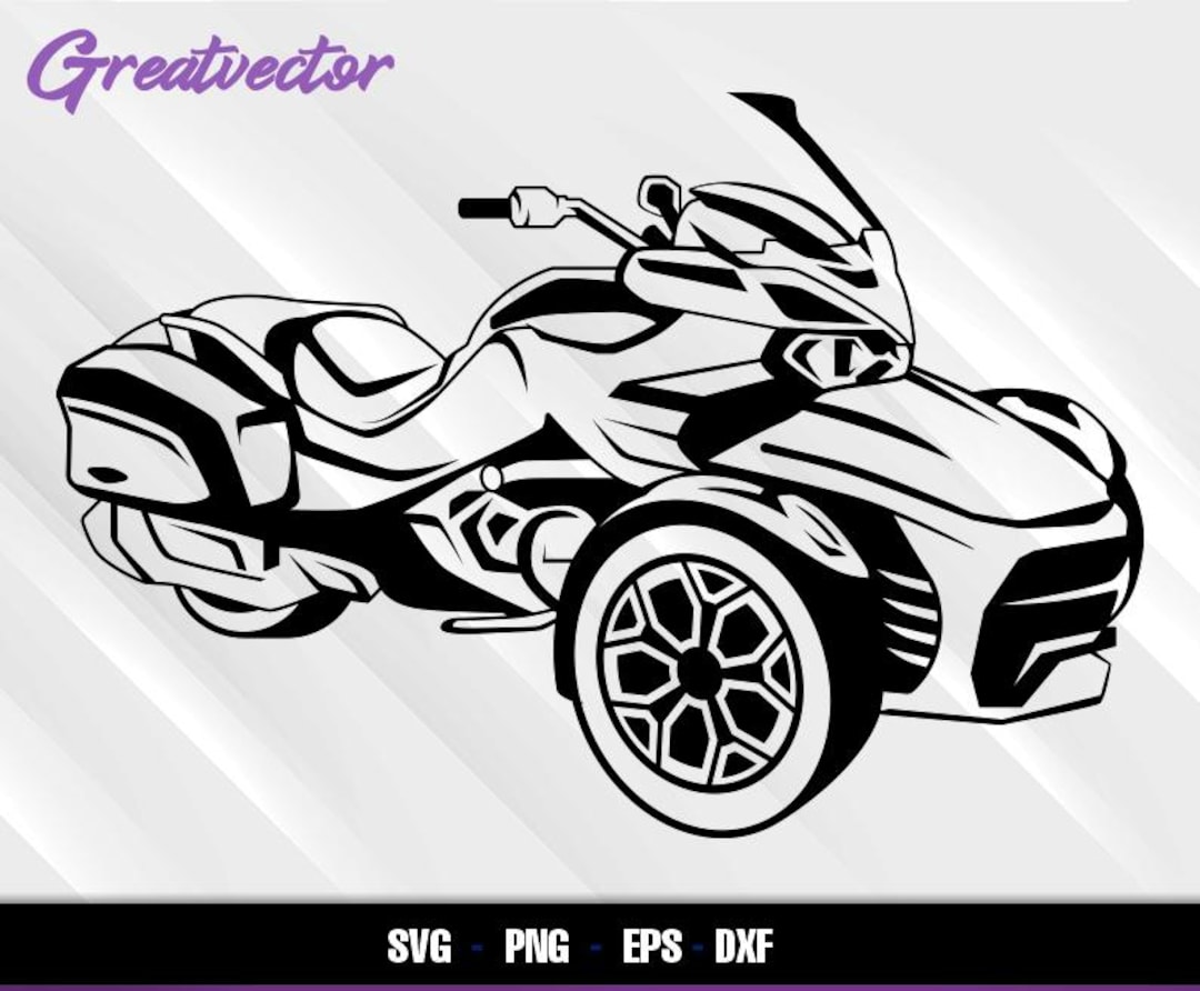 2024 Spyder F3-T L EPS - SVG - PNG - Dxf L Vector Art - Etsy