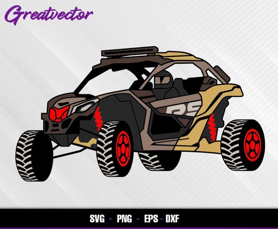 Can Am Maverick Rs L EPS SVG PNG Dxf L Vector Art - Etsy