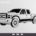 F250 Super Duty F 150 Vector F150 Pickup Car Vector Car Digital Car Svg ...