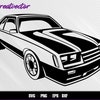 Fox Body Mustang Gt L EPS SVG PNG Dxf L Vector Art - Etsy
