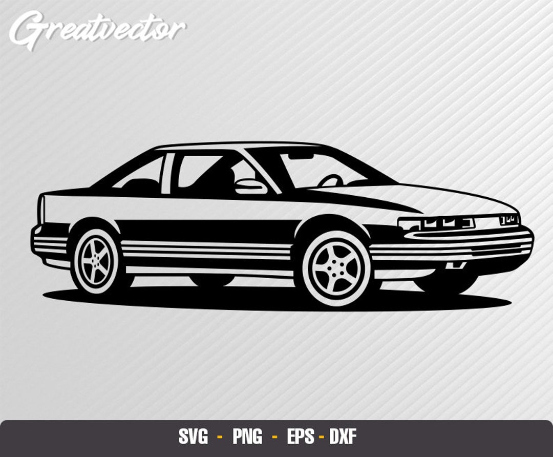 1994 Oldsmobile Cutlass Supreme L EPS SVG PNG Dxf L Vector Art - Etsy