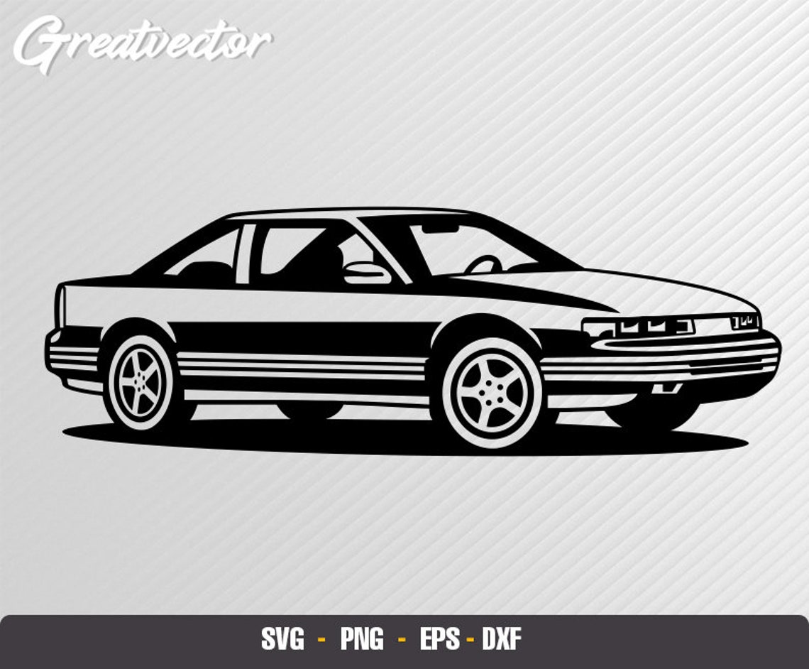 1994 Oldsmobile Cutlass Supreme L EPS SVG PNG Dxf L - Etsy