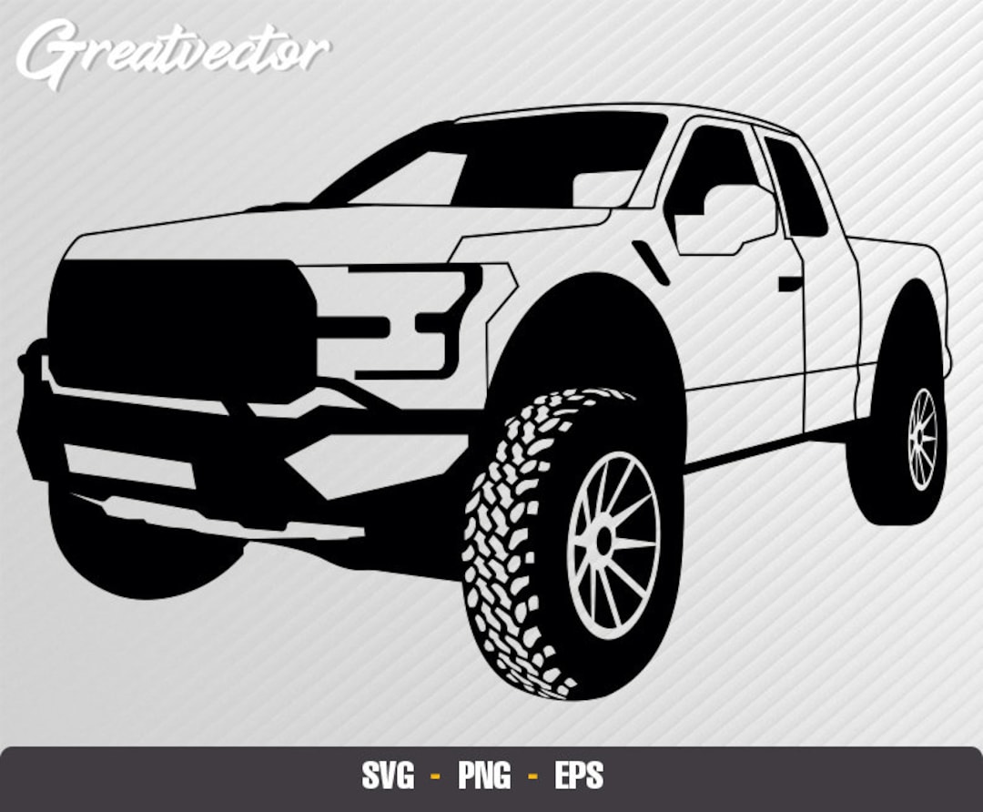 F 150 2020 Raptor SUV - F 150 Vector - F150 Pickup - Car Vector - Car ...