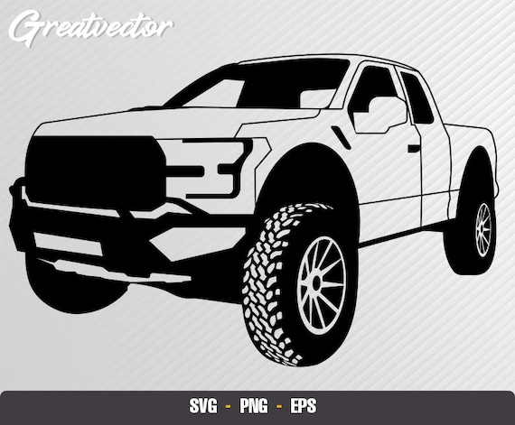 F 150 2020 Raptor SUV F 150 Vector F150 Pickup Car | Etsy