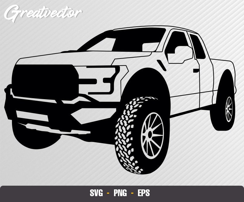 F 150 2020 Raptor SUV F 150 vector F150 Pickup Car | Etsy