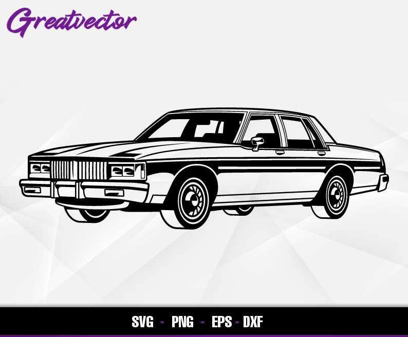Oldsmobile Delta 88 Royale L EPS SVG PNG Dxf L Vector - Etsy