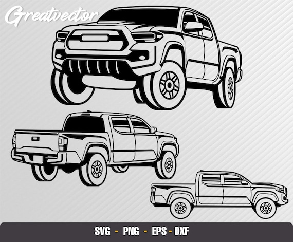 2021 Tacoma Trd L EPS SVG PNG Dxf L Vector Art - Etsy UK