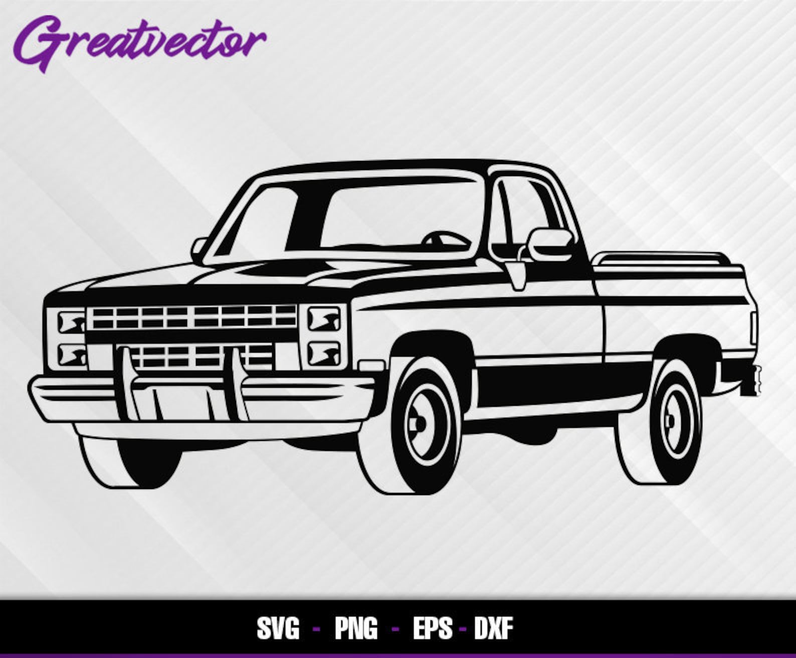 1987 Silverado L EPS SVG PNG Dxf L Vector Art | Etsy