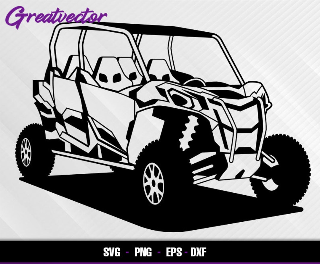 Maverick Sport Max 4 Seater L EPS - SVG - PNG - Dxf L Vector Art - Etsy
