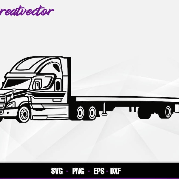 Flatbed Truck Logo - Etsy