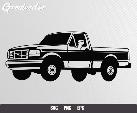 1992 Pickup Truck SUV F 150 Vector F150 Pickup Car | Etsy