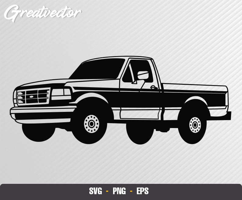 1992 Pickup Truck SUV F 150 Vector F150 Pickup Car | Etsy