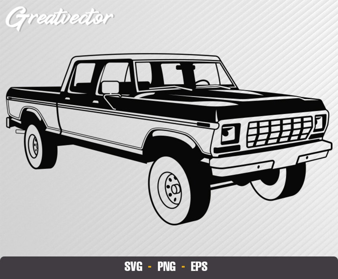 1978 F150 Custom - EPS - SVG - PNG - Vector File - Etsy