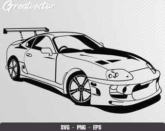 Supra Mk4 SVG L PNG L EPS - Etsy