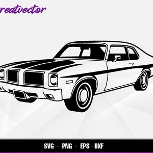 1973 Oldsmobile Omega L EPS - SVG - PNG - Dxf L Vector Art - Etsy