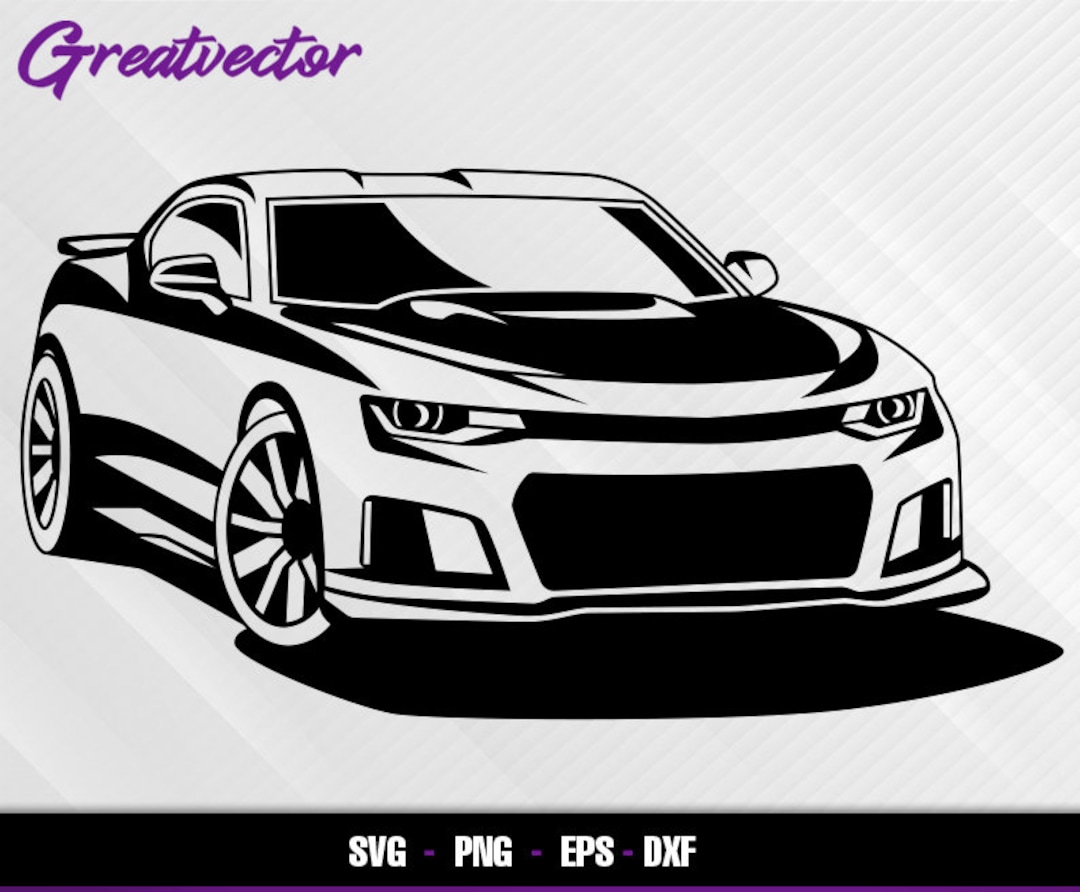 Camaro ZL1 L EPS - SVG - PNG - Dxf L Vector Art - Etsy