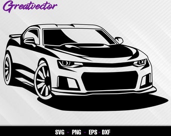 1968 Camaro Ss L EPS SVG PNG Dxf L Vector Art | Etsy