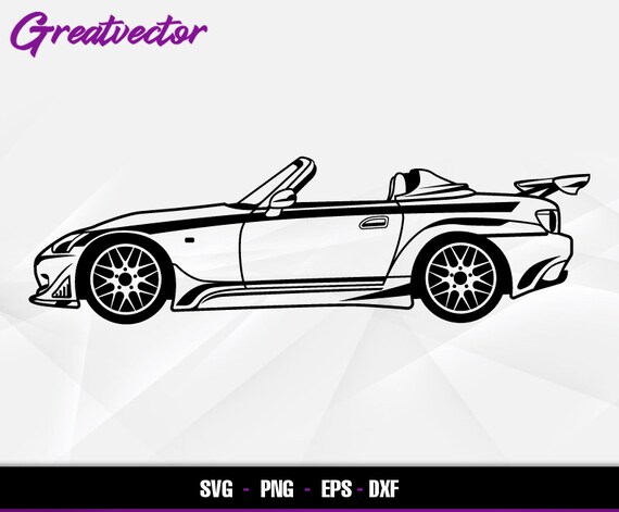 2001 S2000 L EPS SVG PNG Dxf L Vector Art - Etsy