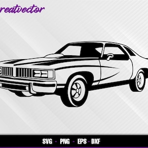 Pontiac Can Am 1977 L EPS - SVG - PNG - Dxf L Vector Art - Etsy