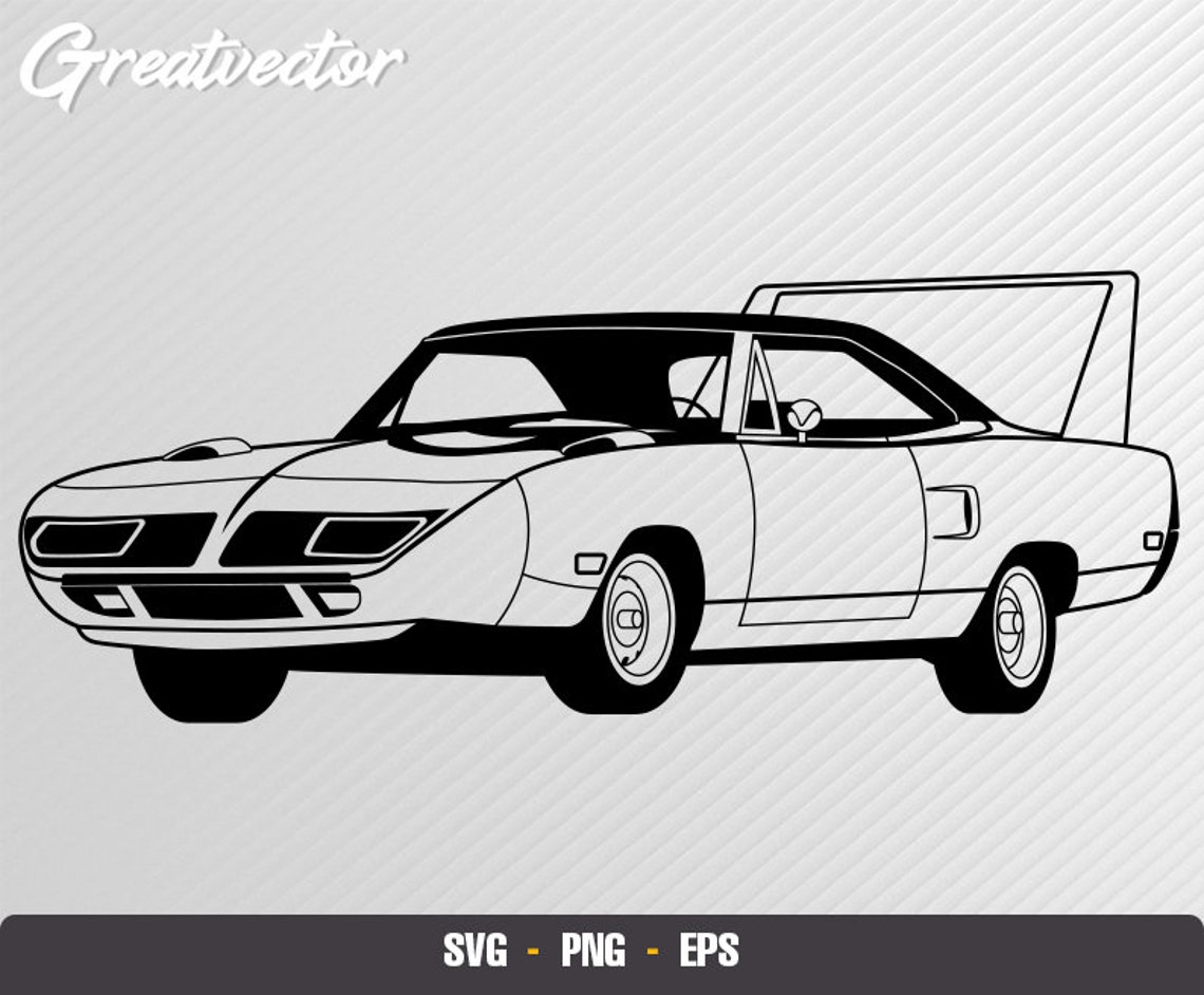 Plymouth Superbird EPS SVG PNG - Etsy