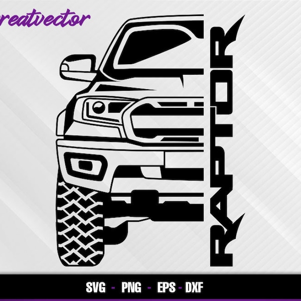 Ranger Raptor Pickup Svg - Etsy