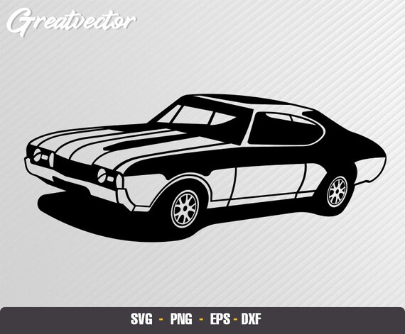 1968 Oldsmobile cutlass l EPS SVG PNG Dxf l Vector Art - Etsy Schweiz