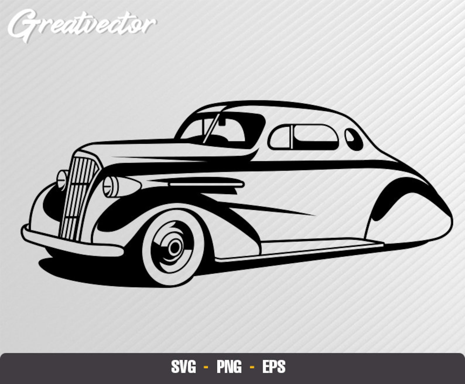 1937 Chevy Coupe Custom - SVG EPS PNG - Vector Art - Etsy