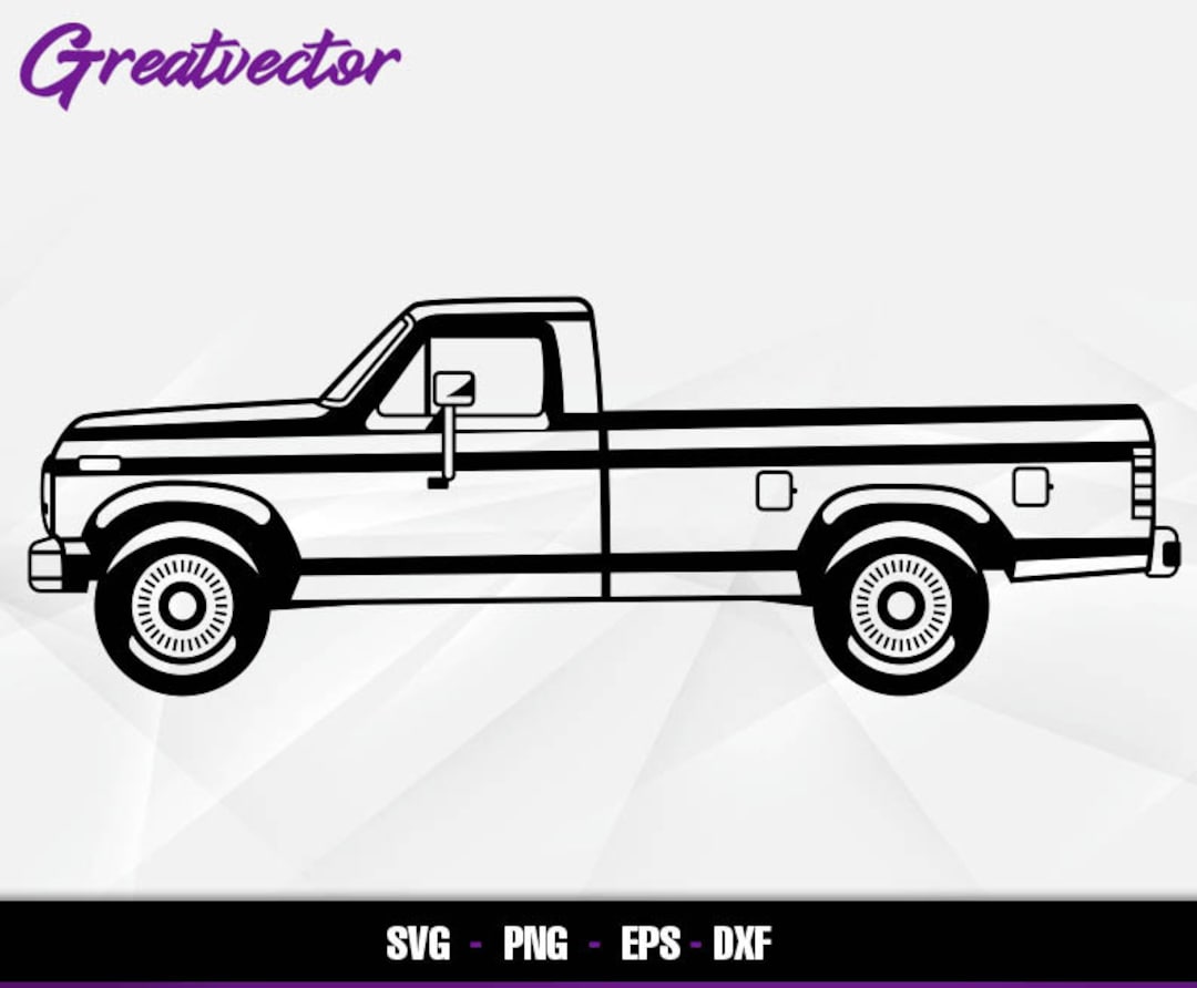 F 1986 Pickup L EPS - SVG - PNG - Dxf L Vector Art - Etsy