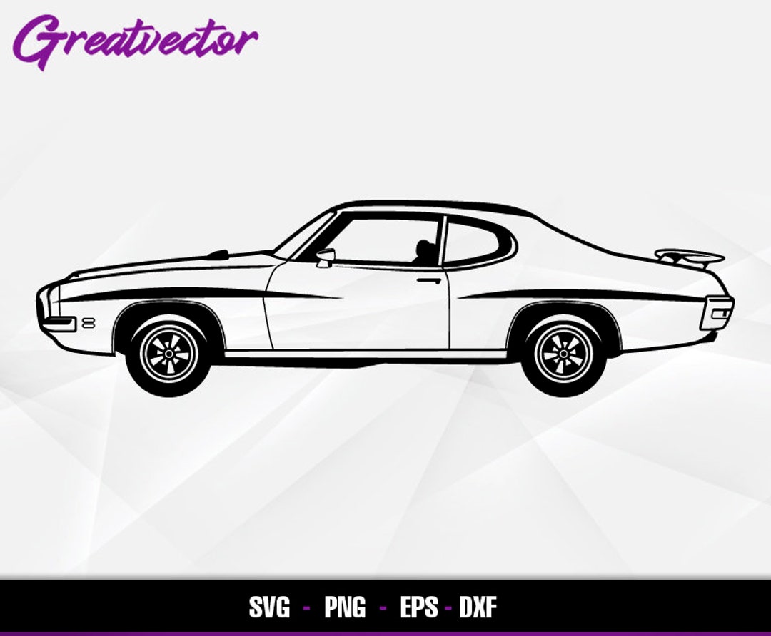1971 Pontiac Lemans L EPS - SVG - PNG - Dxf L Vector Art - Etsy