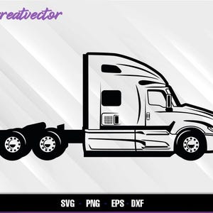 73 Inch Sky Rise Sleeper Truck Svg Png Eps Dxf | LT Series Semi Truck ...