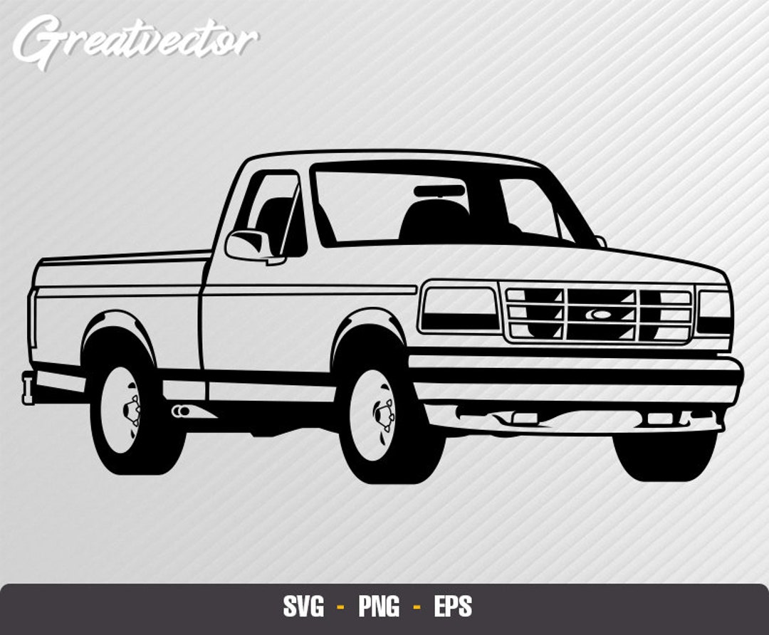 F 150 Lightning 1993 - EPS - SVG - PNG - Vector File - Etsy