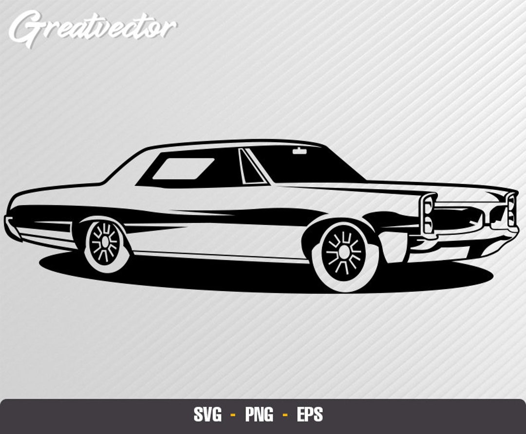 1967 Pontiac Tempest Hardtop - SVG - EPS - PNG Vector Art - Etsy