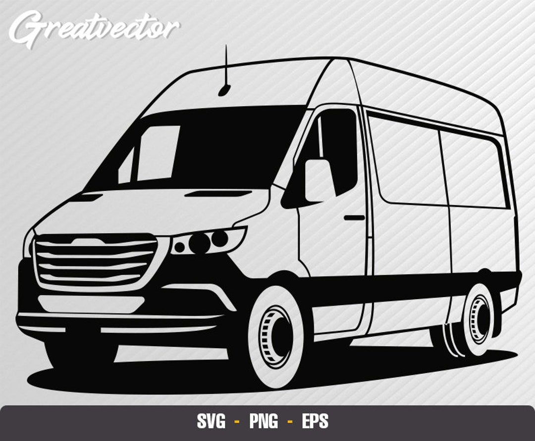 Sprinter Van SVG - EPS - PNG Vector File - Etsy