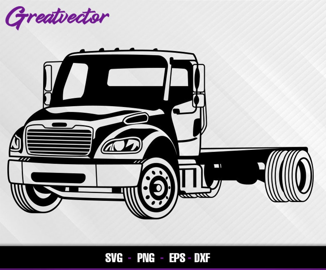 FREIGHTLINER M2 106 Truck 280 HP l Eps Svg Png Dxf l | Etsy