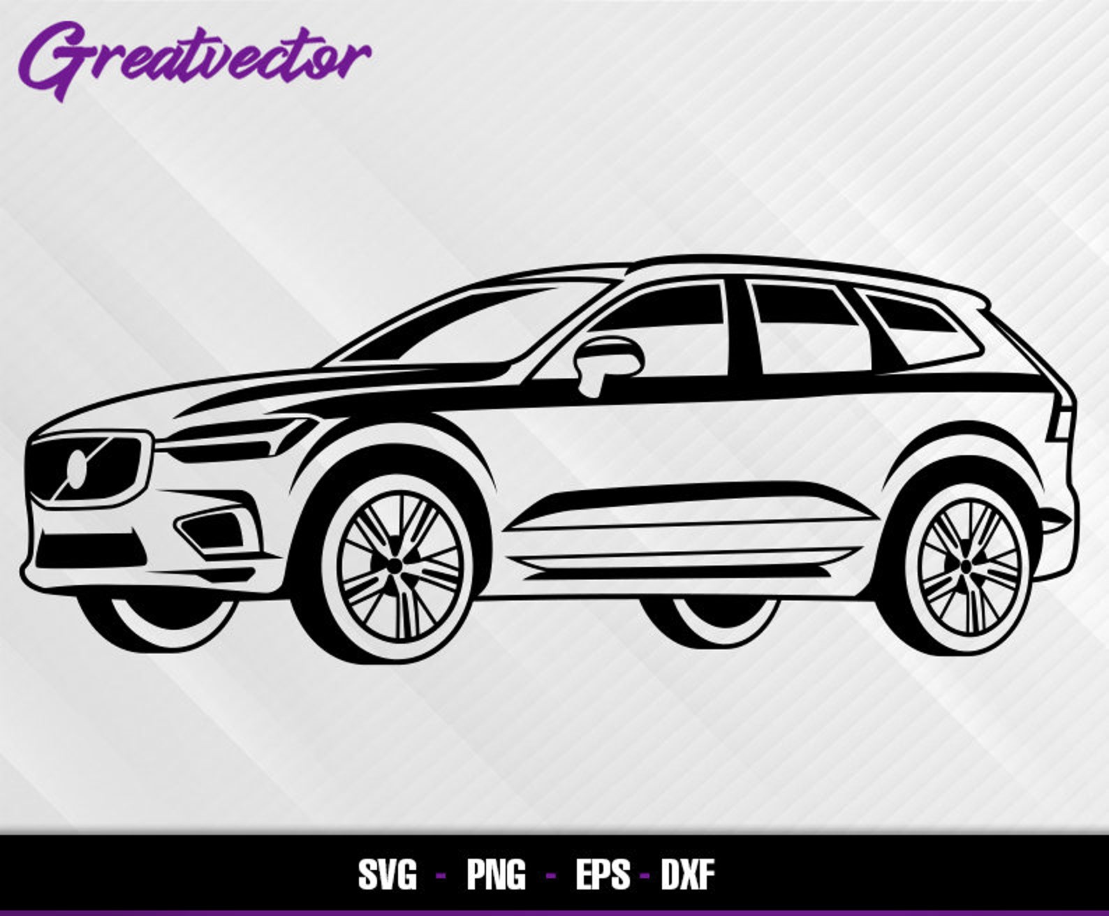 Volvo Xc60 2020 L EPS SVG PNG Dxf L Vector Art - Etsy
