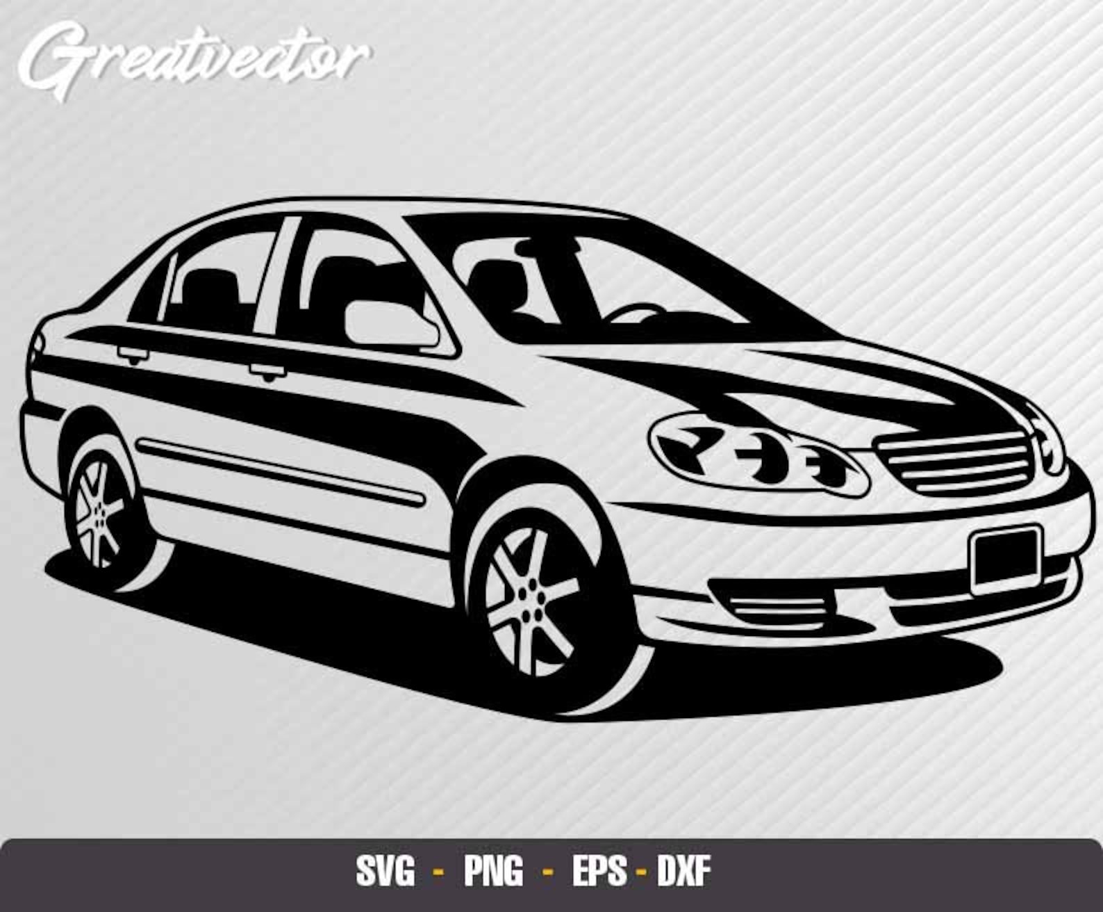 Corolla L EPS SVG PNG Dxf L Vector Art - Etsy