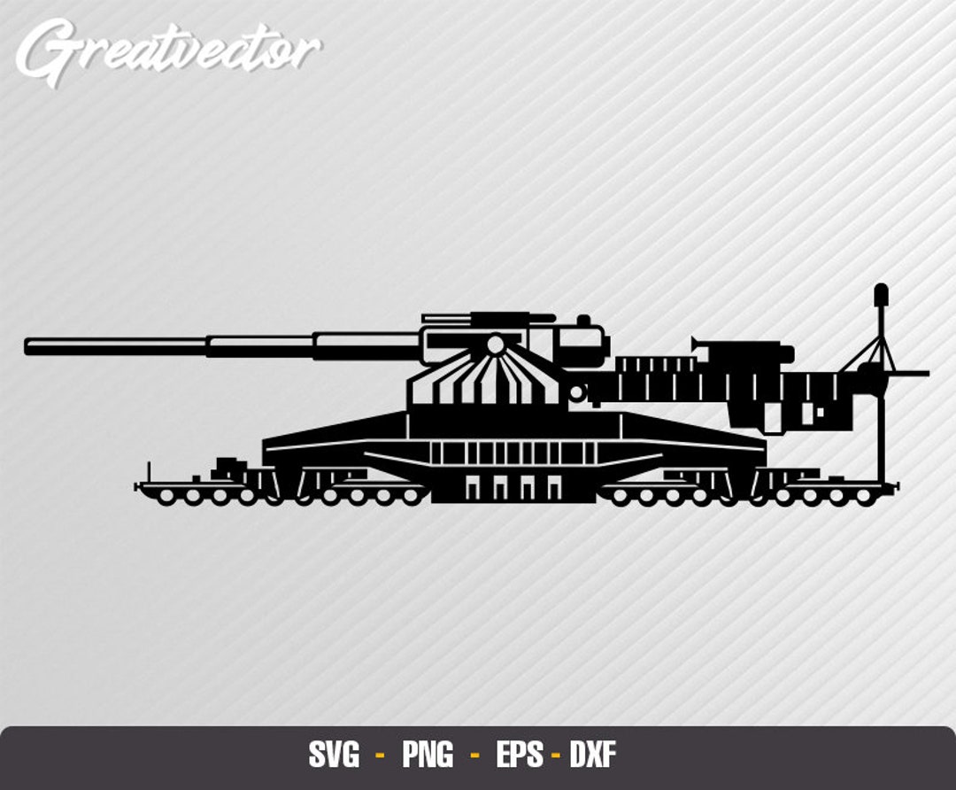 Gustav Dora Cannon L EPS - SVG - PNG - Dxf L Vector Art - Etsy