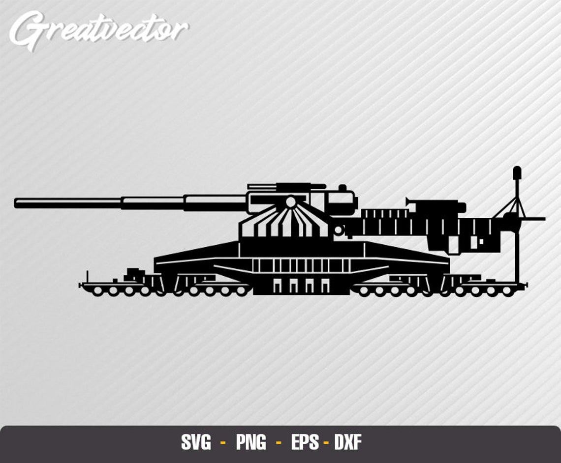 Gustav Dora Cannon L EPS SVG PNG Dxf L Vector Art - Etsy