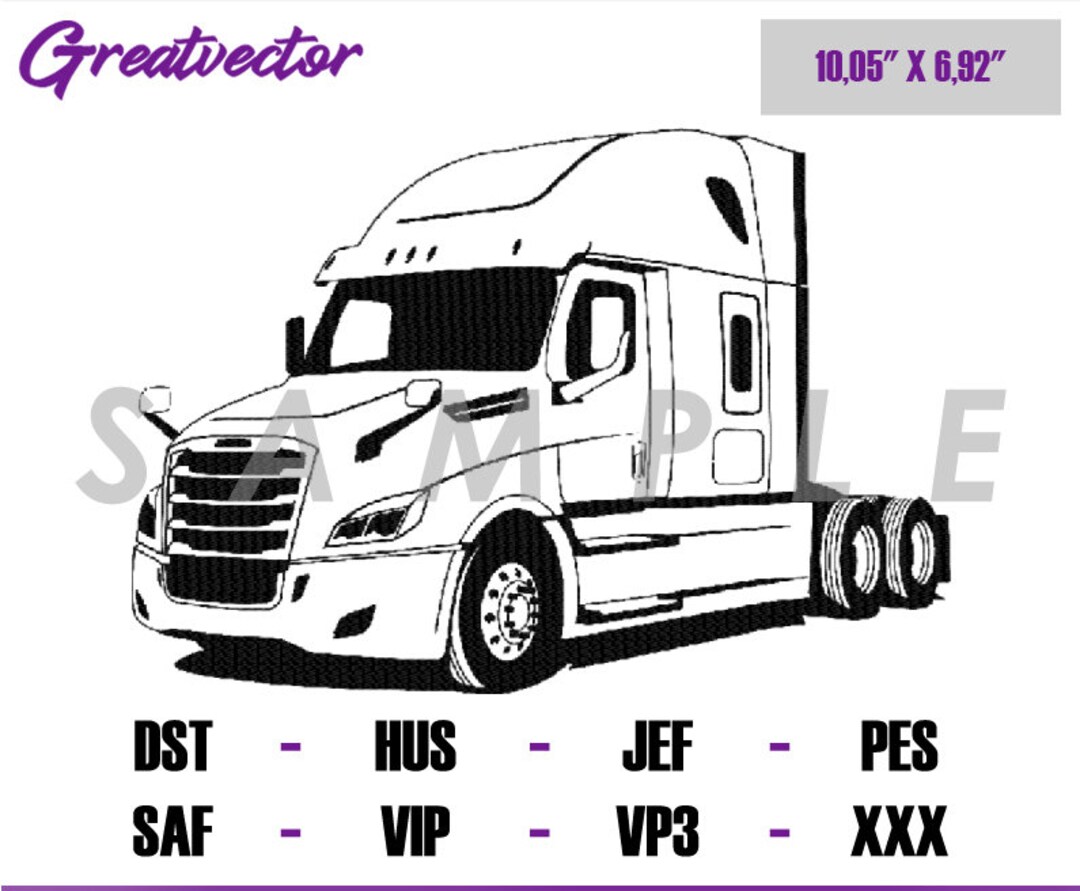 Cascadia 2019 L DST - PES - EXP L Embroidery Art - Etsy