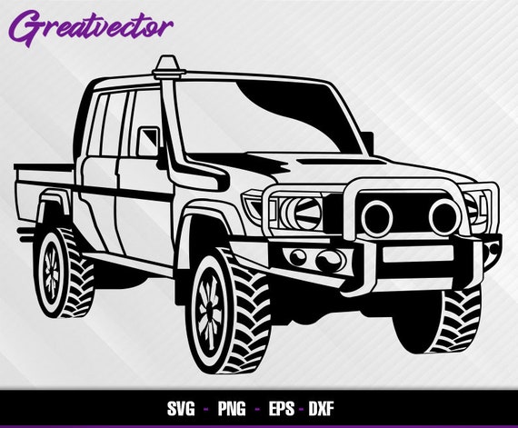 Land Cruiser Namib L EPS SVG PNG Dxf L Vector Art | Etsy