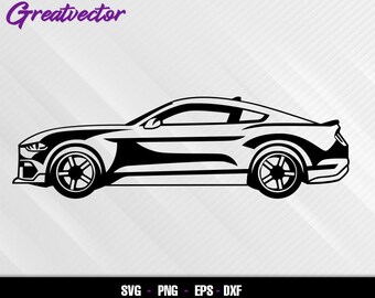 Fox Body Mustang Gt L EPS SVG PNG Dxf L Vector Art - Etsy