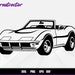 Corvette C4 L EPS SVG PNG Dxf L Vector Art - Etsy