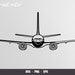737 Max Front View - EPS - SVG - PNG - Vector File - Etsy
