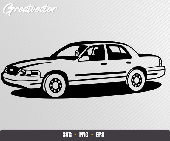 Crown Victoria L EPS SVG PNG Dxf L Vector Art | Etsy
