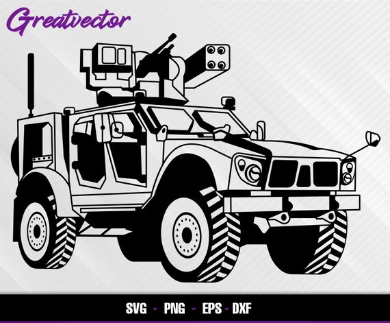 Leonardo Anti-drone M-atv L EPS SVG PNG Dxf L Vector Art | Etsy