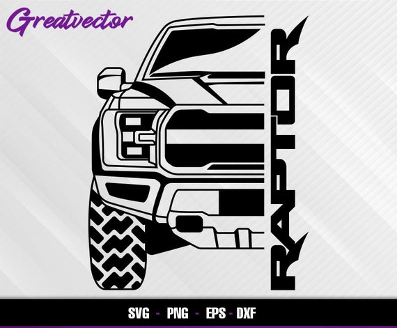F Raptor Pickup L EPS SVG PNG Dxf L Vector Art - Etsy