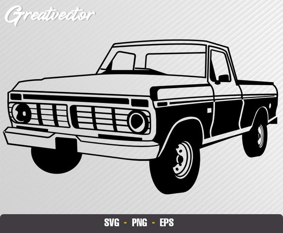 1967 Pickup Truck SUV F 100 Vector F150 Pickup Car | Etsy