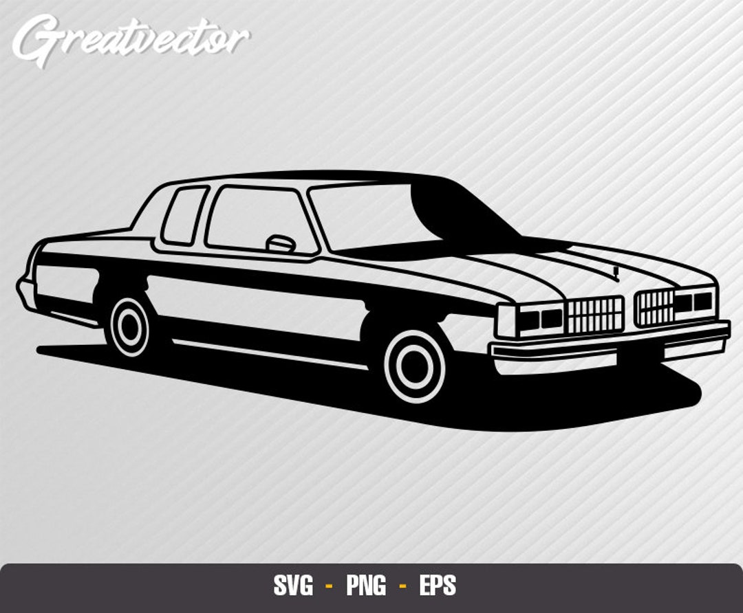 1981 Oldsmobile Delta 88 L EPS - SVG - PNG - Dxf L Vector Art - Etsy