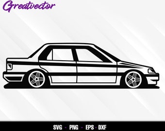 Honda crx svg | Etsy Nederland