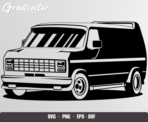 1986 f econoline van l EPS SVG PNG Dxf l Vector Art | Etsy